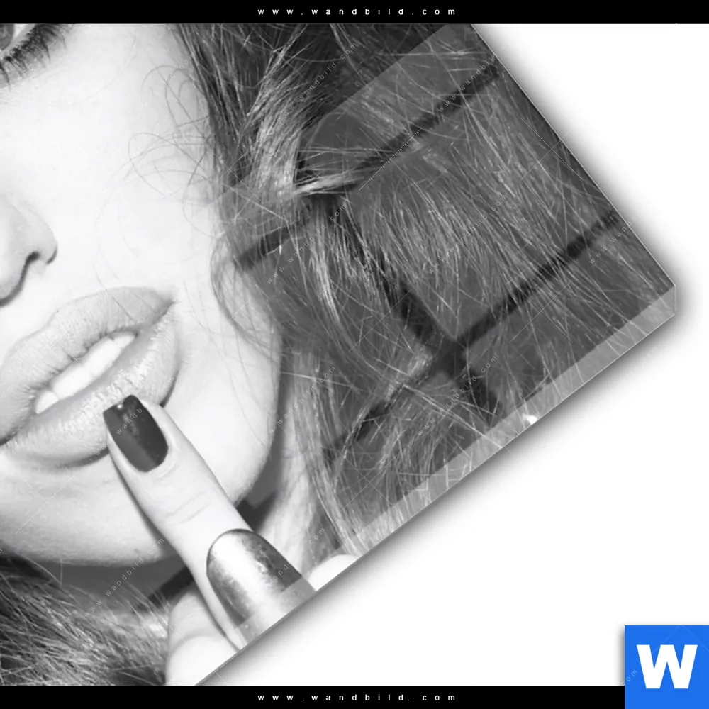 Acrylglasbild ♥️ Schöner Mittelfinger | Querformat | wandbild.com