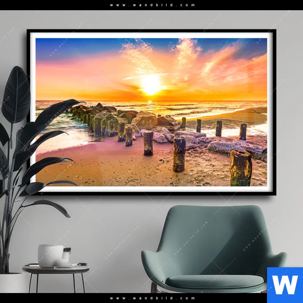 Poster ♥️ Am Strand | Querformat | wandbild.com